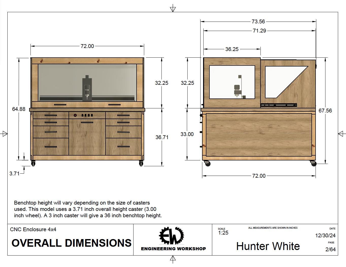 4x4 CNC Enclosure Build Plans - Etsy