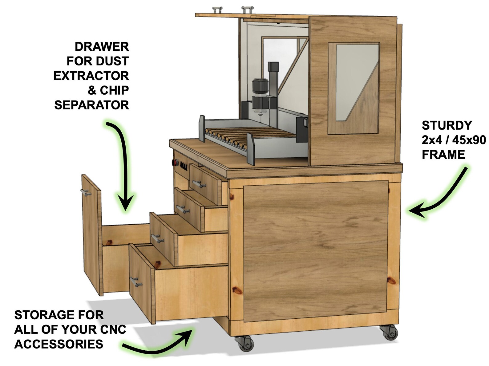 METRIC CNC Enclosure XL Build Plans - Etsy