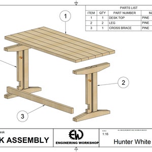 DIY Computer Desk - Etsy