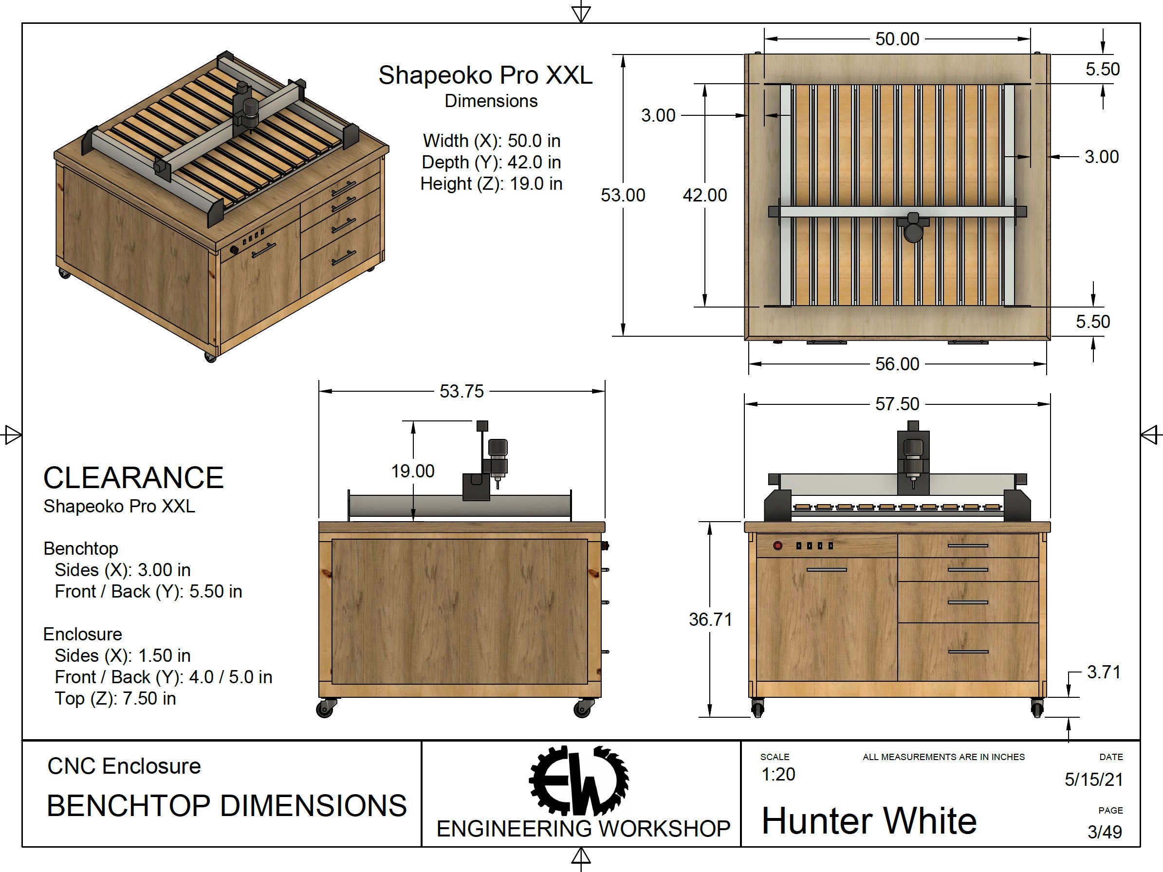CNC Enclosure XXL Build Plans - Etsy