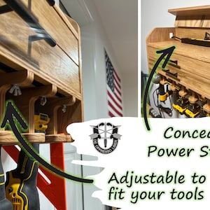 Adjustable Power Tool Organizer and Charging Station - Etsy