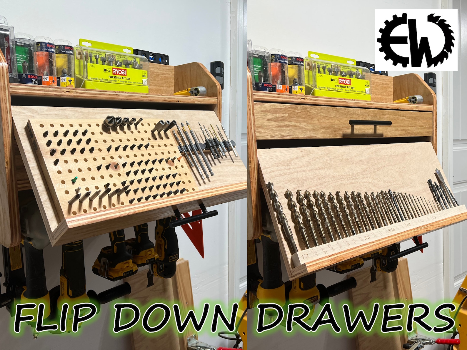 Adjustable Power Tool Organizer and Charging Station - Etsy