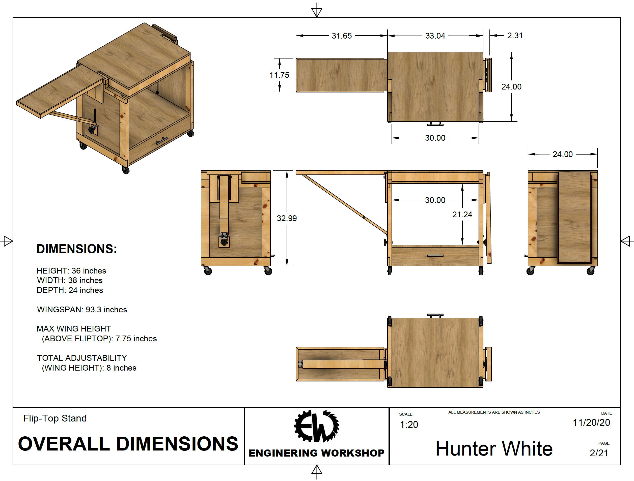 Extremely Versatile Flip-top Cart - Etsy UK