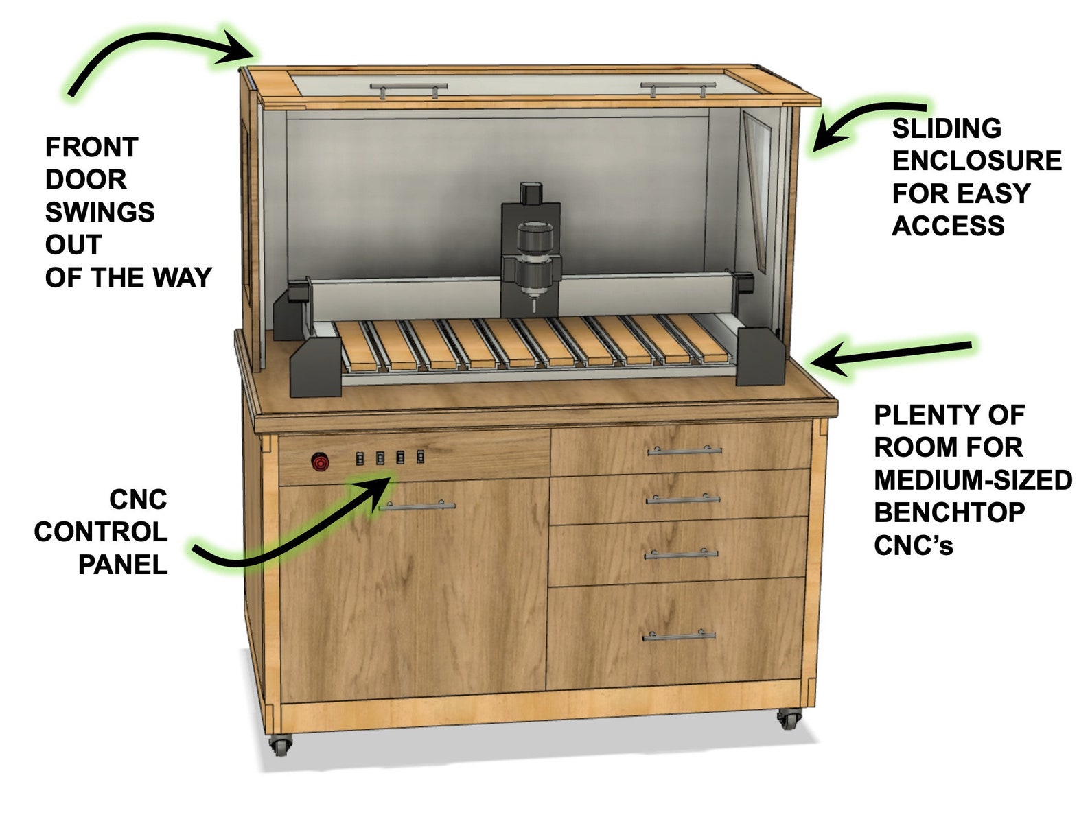 METRIC CNC Enclosure XL Build Plans - Etsy