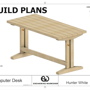 DIY Computer Desk - Etsy