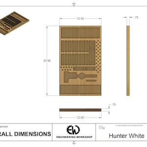 CNC Bit & Work Holding Drawer Organizer Build Plans and CAD Files - Etsy