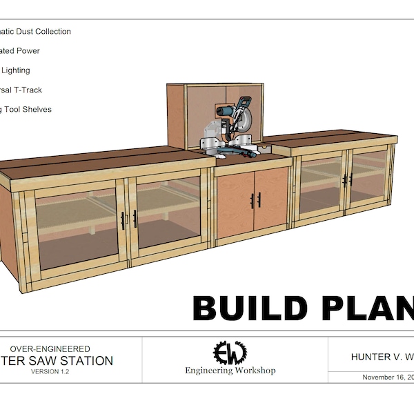 Miter Saw Station - Etsy