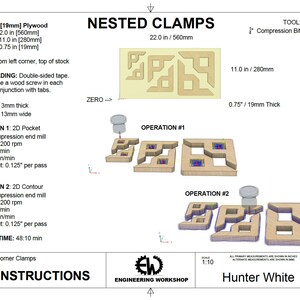 90-degree Corner Clamp Braces | CNC - Etsy