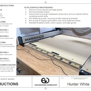 XXL Waste Board: CNC Files - Etsy