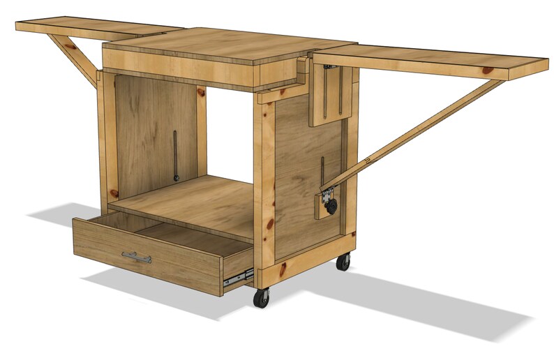 Extremely Versatile Flip-top Cart | Etsy