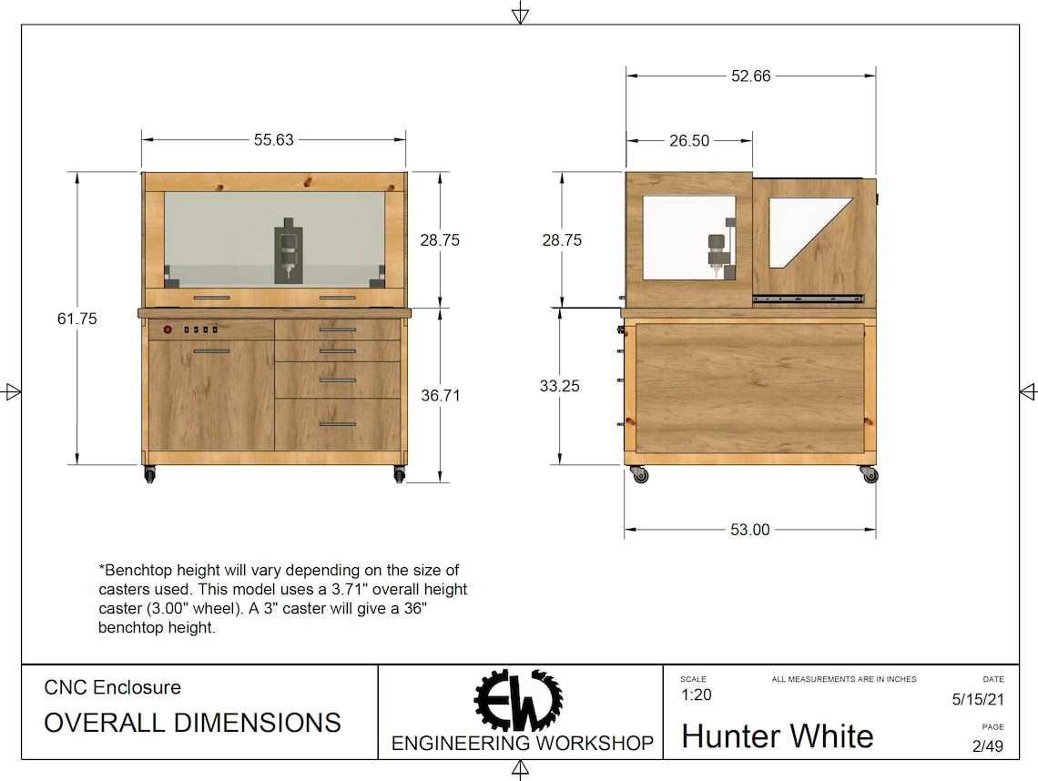 CNC Enclosure XXL Build Plans | Etsy