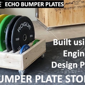 DIY Rogue Echo Bumper Plate Storage Plans - Etsy