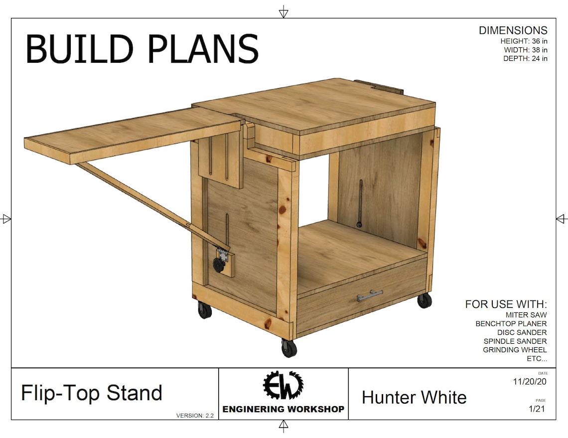 Extremely Versatile Flip-top Cart - Etsy