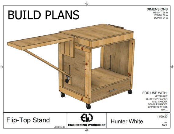 Extremely Versatile Flip-top Cart - Etsy