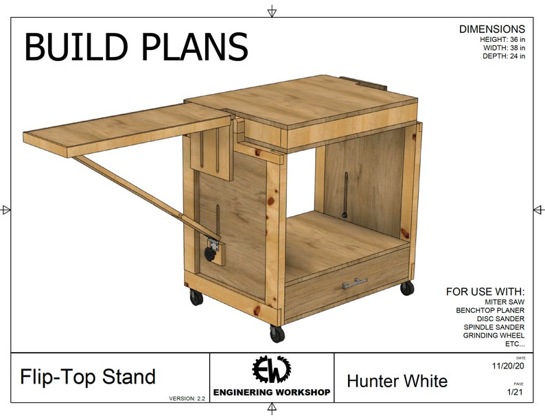 Extremely Versatile Flip-top Cart - Etsy