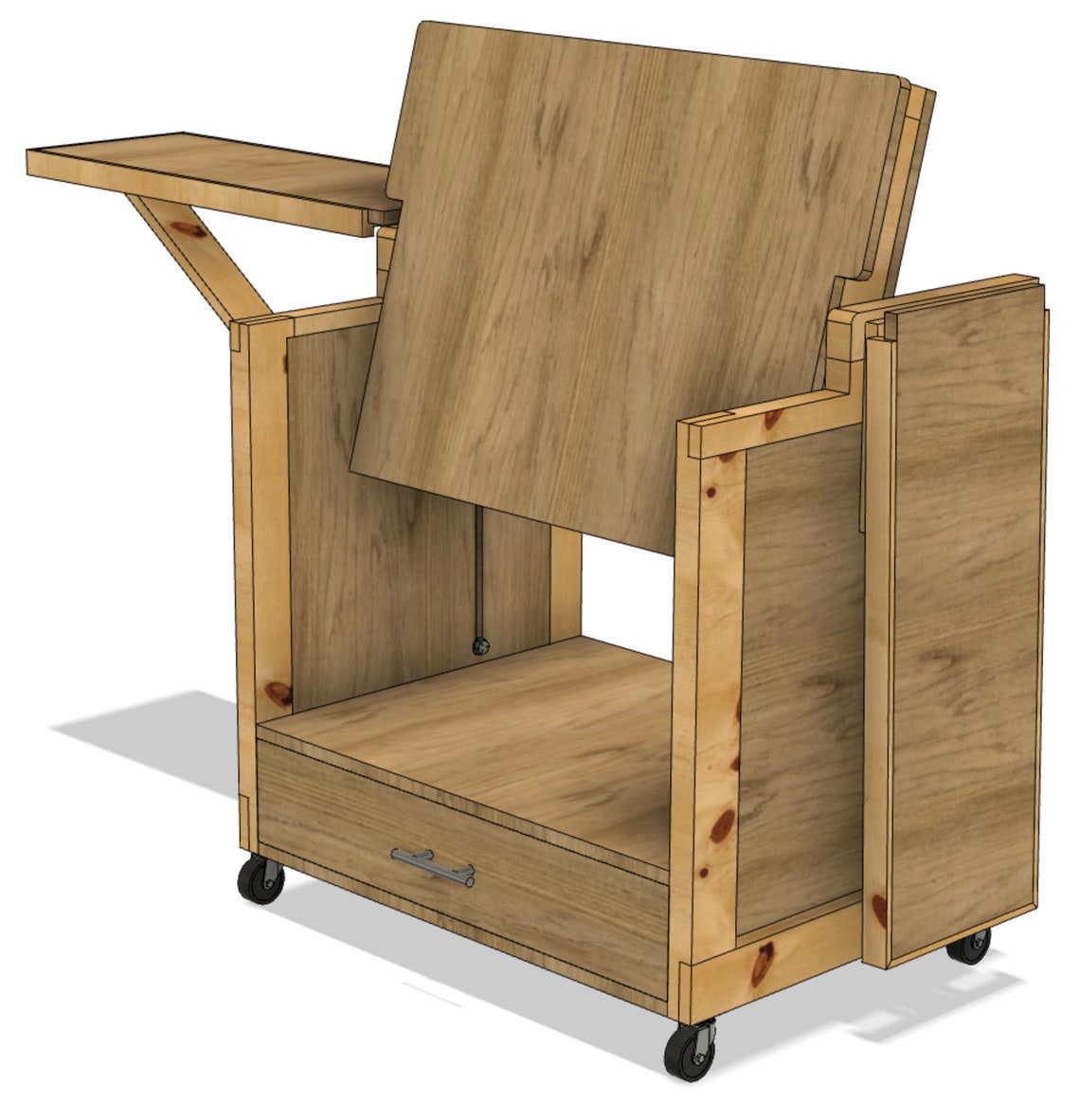 Extremely Versatile Flip-top Cart | Etsy UK