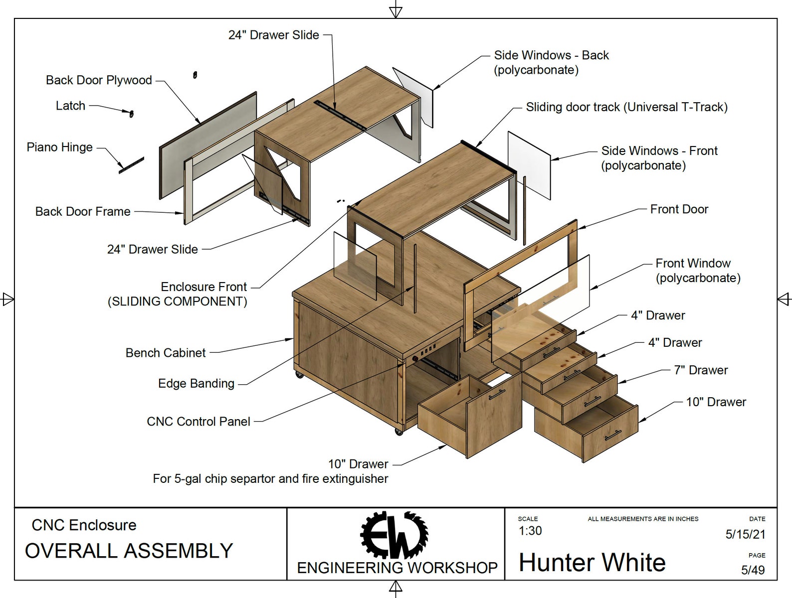 CNC Enclosure XXL Build Plans - Etsy