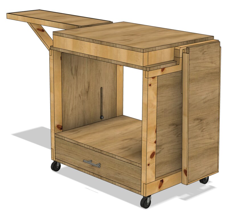 Extremely Versatile Flip-top Cart | Etsy