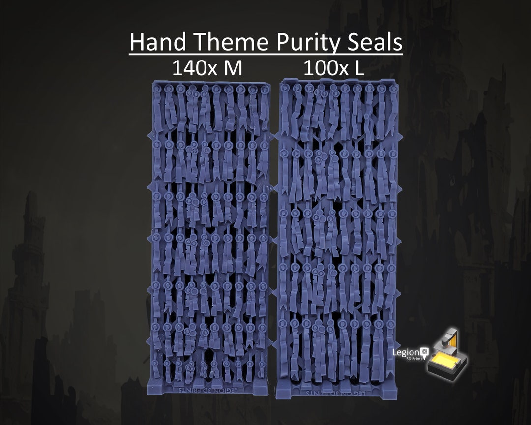Hand Theme Purity Seals Oaths Papers Scenery Pack for Wargaming Model ...