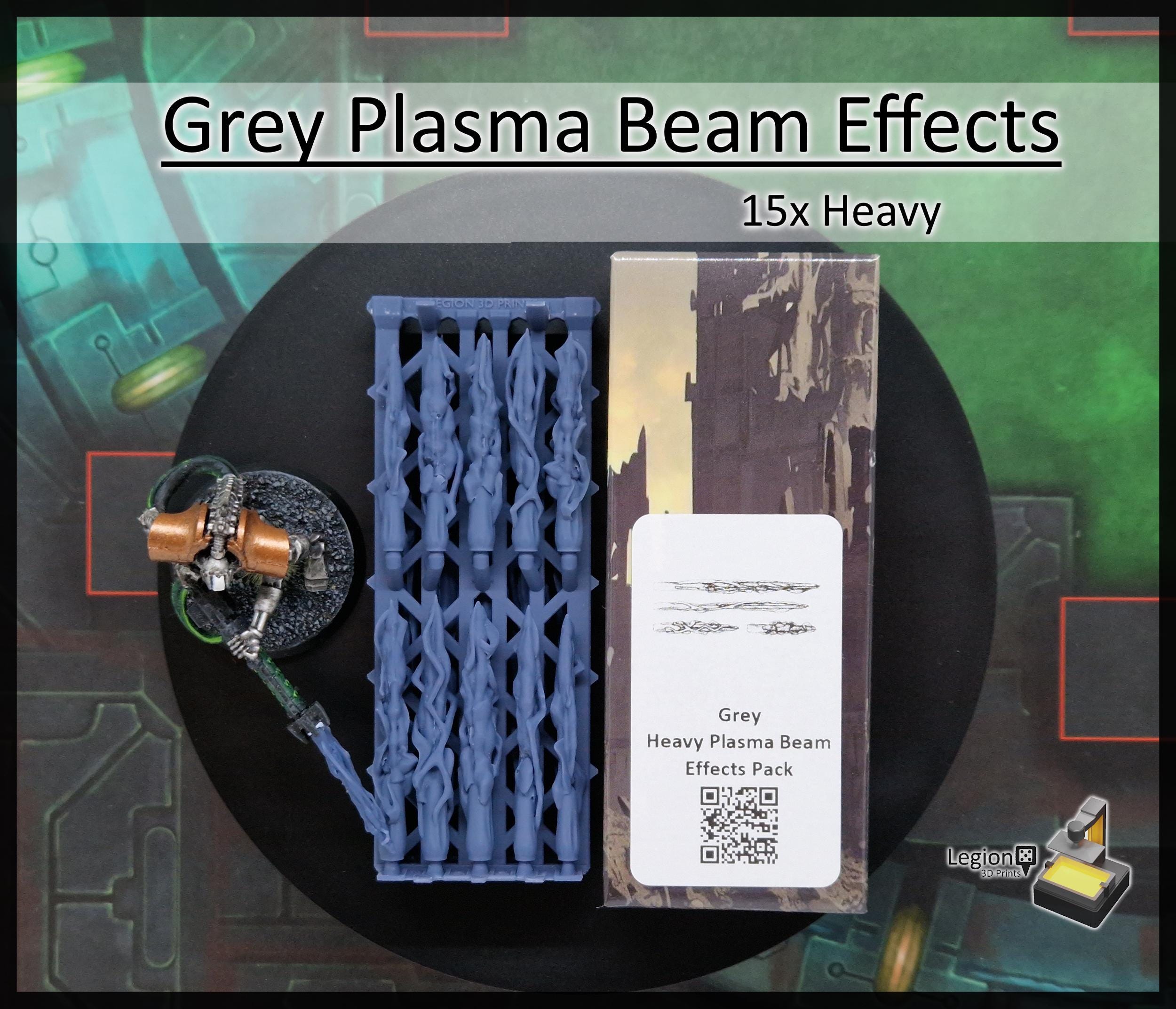 Grey Plasma Beam Miniature Effects Packs - for Wargaming Model ...