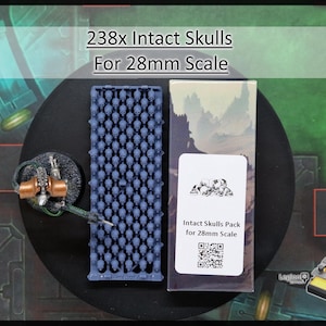 Skulls Pack for Basing 28mm Miniatures (238x) - Scatter Scenery ...