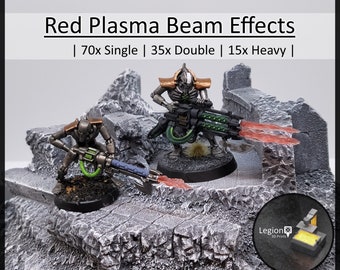 Blue Plasma Beam Miniature Effects Packs for Wargaming Model Conversions Gift Tabletop - Etsy