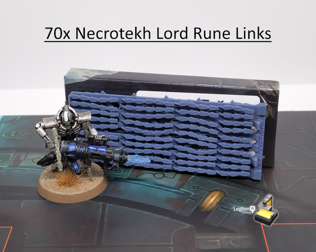 70x Necrotekh Lord Runes Links Scenery Pack - for Wargaming Model Bits ...