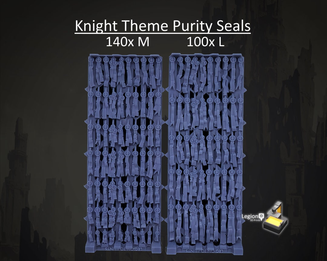 Knight Theme Purity Seals Oaths Papers Scenery Pack - for Wargaming ...