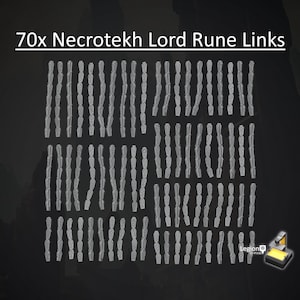 70x Necrotekh Lord Runes Links Scenery Pack - for Wargaming Model Bits ...