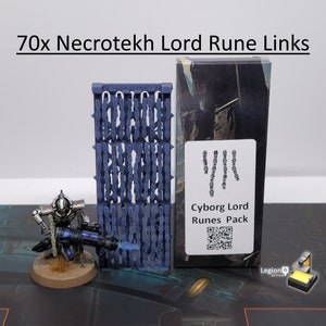 70x Necrotekh Lord Runes Links Scenery Pack - for Wargaming Model Bits ...