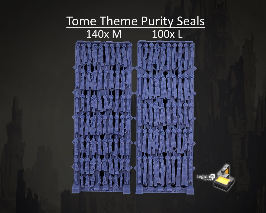 Tome Theme Purity Seals Oaths Papers Scenery Pack for Wargaming Model ...