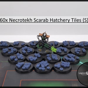 Necrotekh Scarab Hatchery Tiles Scenery Pack S (60x) - for Wargaming ...