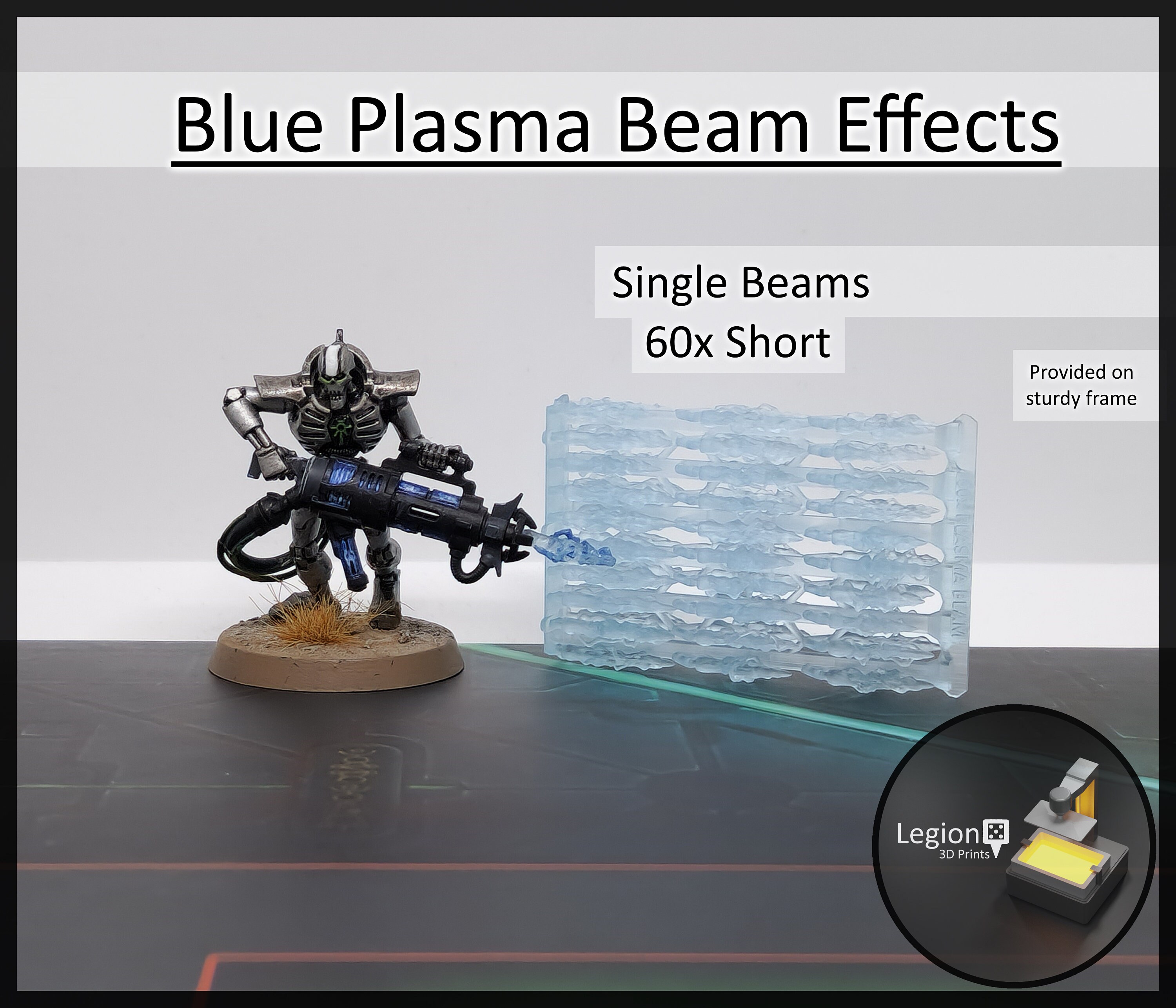 Blue Plasma Beam Miniature Effects Packs for Wargaming Model - Etsy UK