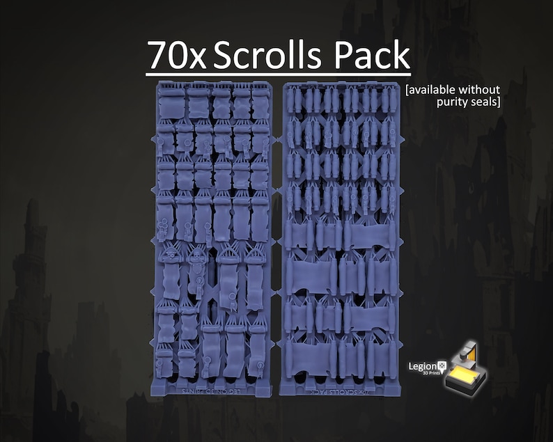 Miniature Scrolls Oaths Papers Posters Accessory Pack (70x) - for Hobby ...