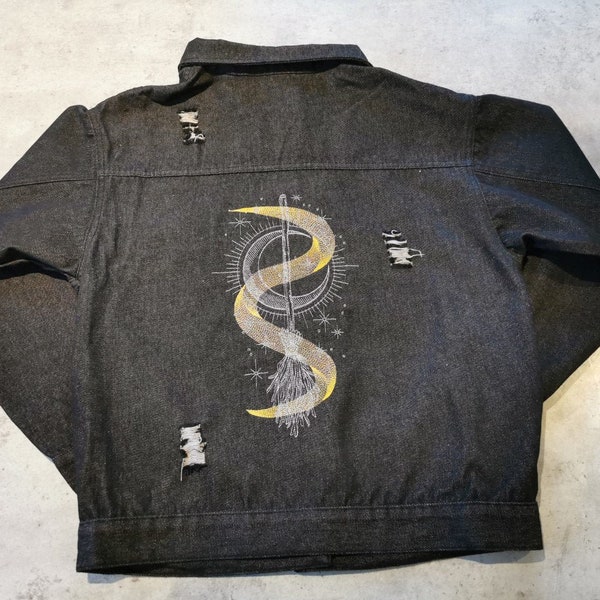 Witch Denim Jacket - Etsy