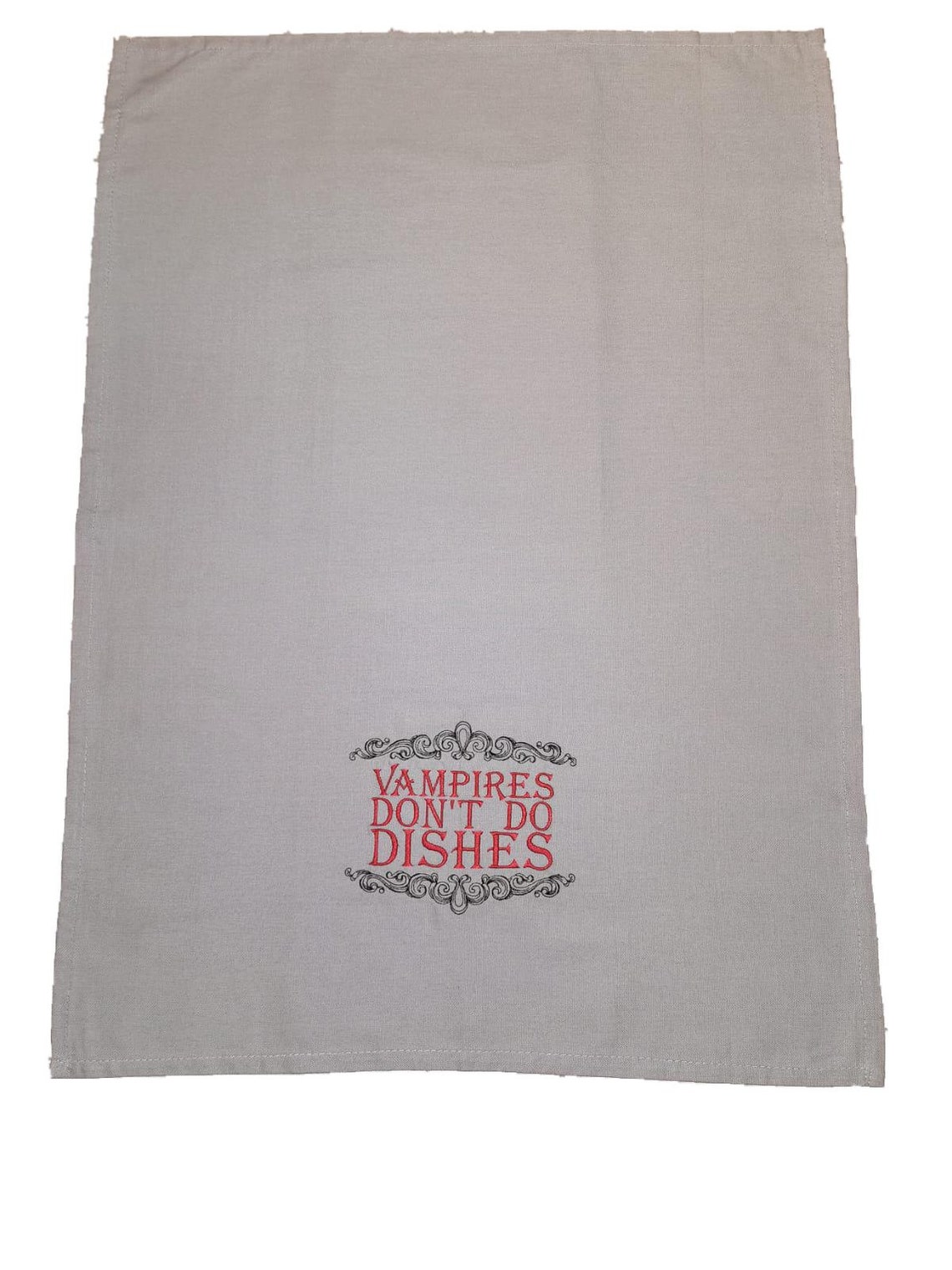 Vampires Tea Towel Dracular Dish Cloth Gothic Kitchen | Etsy