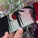 Red Eye Anime Sticker/decal - Etsy