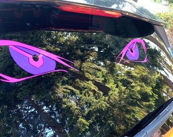 Red Eye Anime Sticker/decal - Etsy