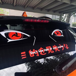 Anime Car Decal - Etsy
