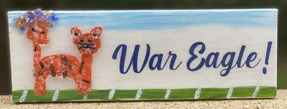 Display Your "war Eagle" Pride With This Adorable Piece - Etsy