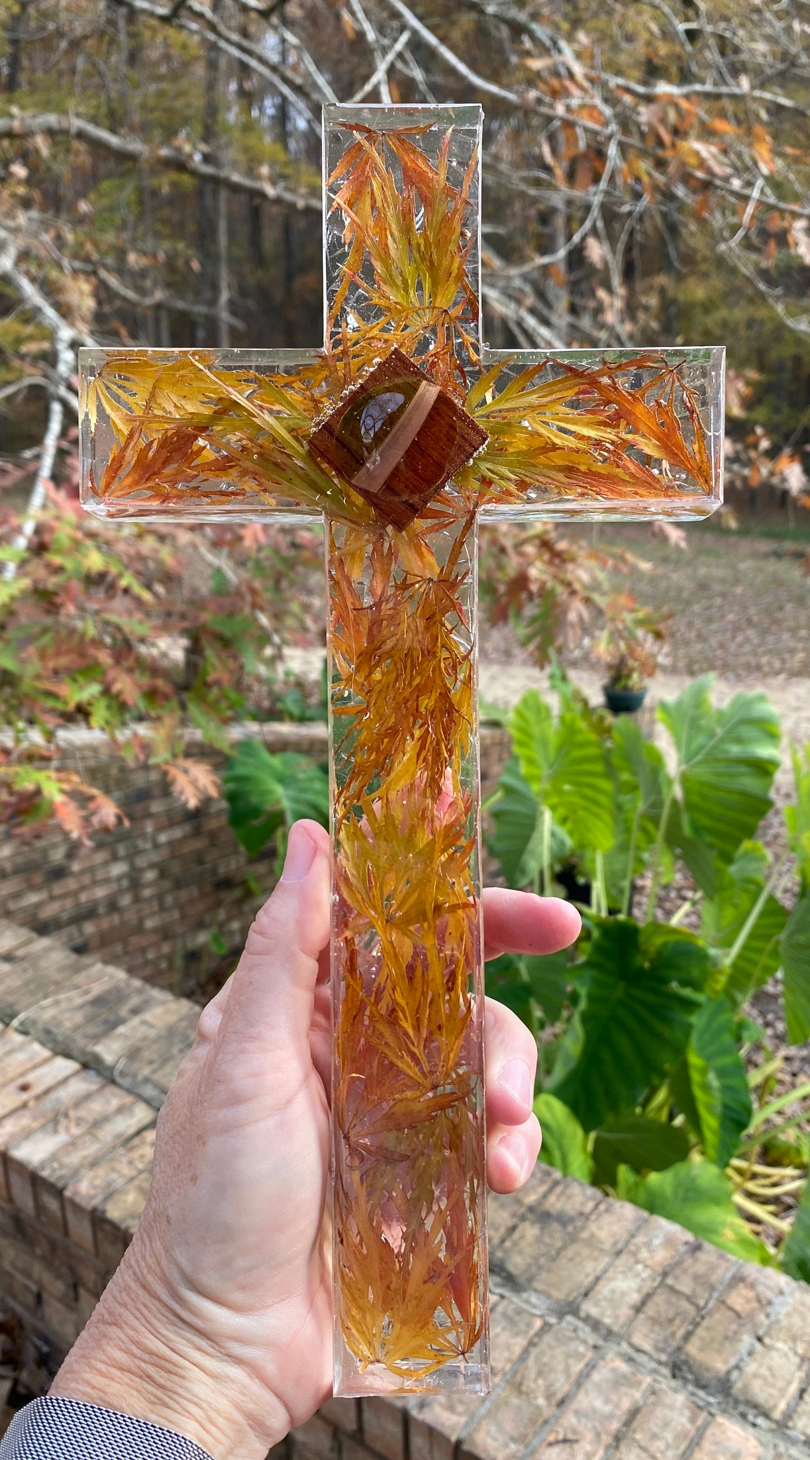 Wood and Epoxy Cross -- Let Your Light Shine! - Etsy