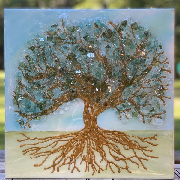 Glass Tree of Life - Etsy