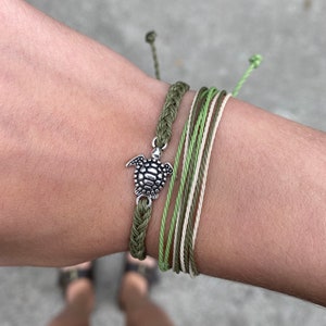 Turtle Set Bracelet or Anklet | Custom Colours | Wave | Mama | Good ...