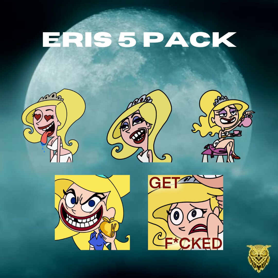 Emotes for Twitch | Eris Emotes Pack | Streamer Emotes | - Etsy UK