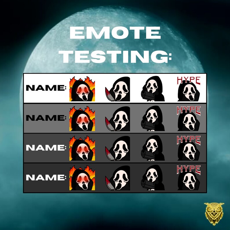Emotes for Twitch Scream Emotes Pack Streamer Emotes - Etsy