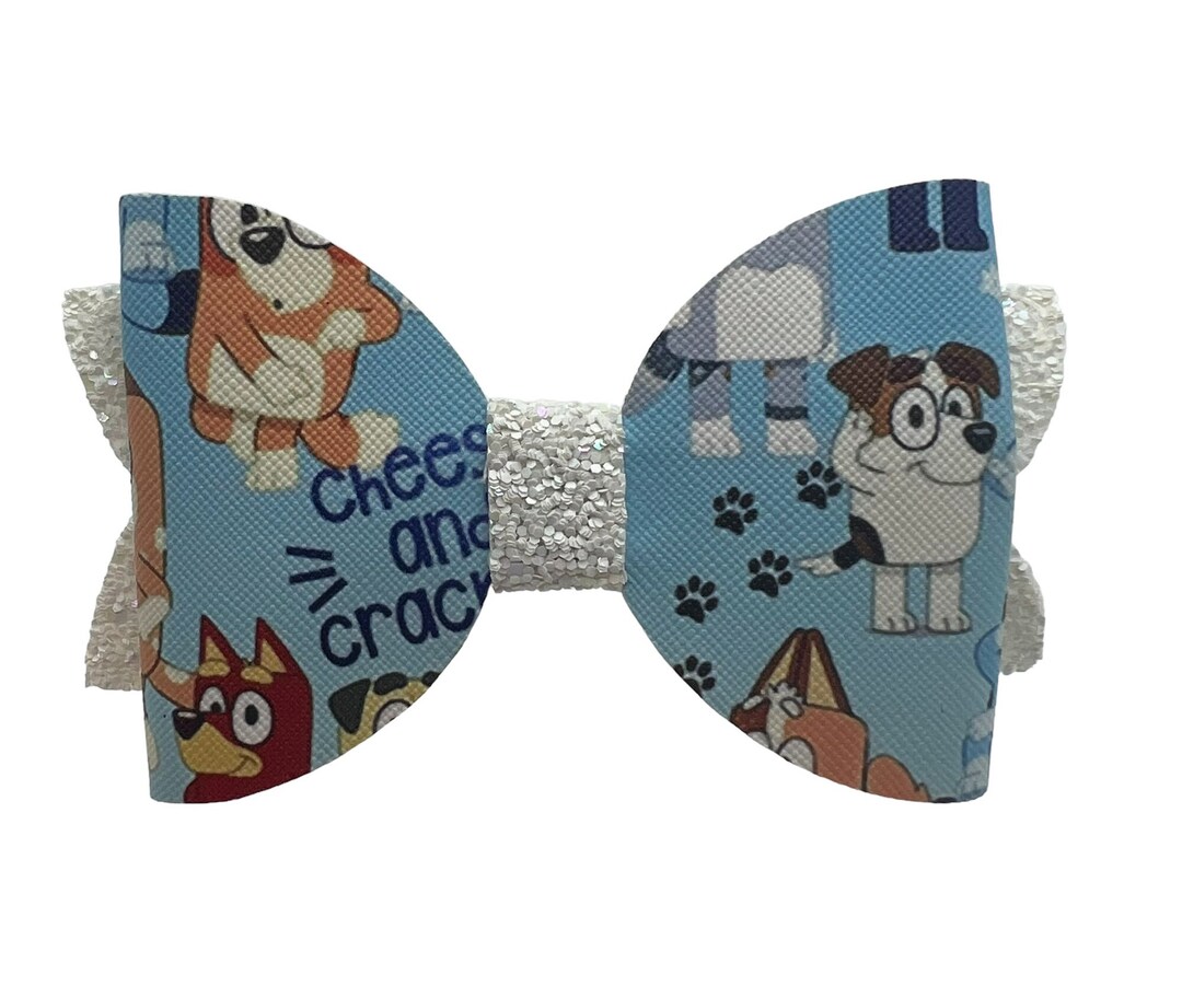 Bluey Characters Hair Clip Bow - Etsy