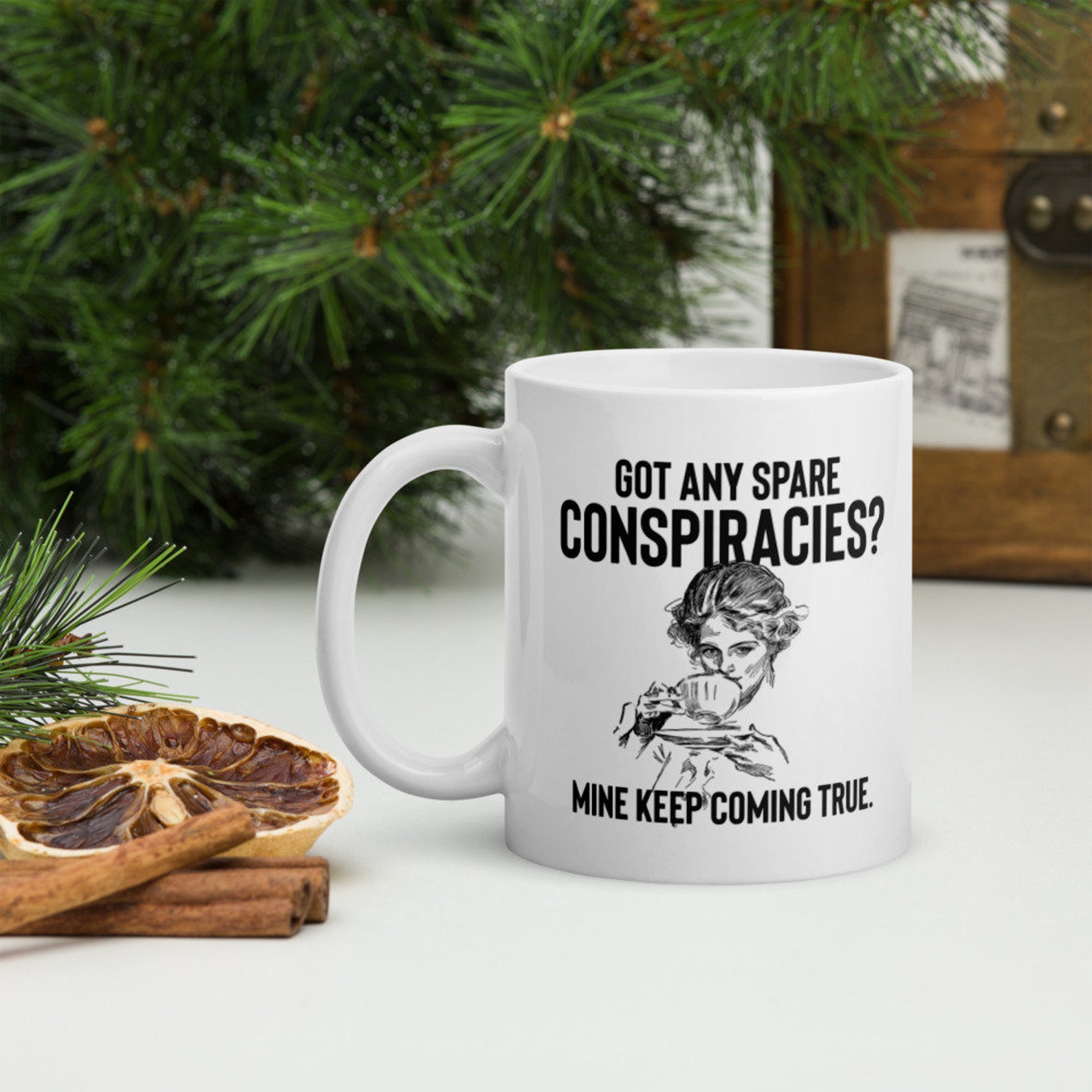 Conspiracy Theories | the Truth is Out There | Funny Mugs | Mug ...