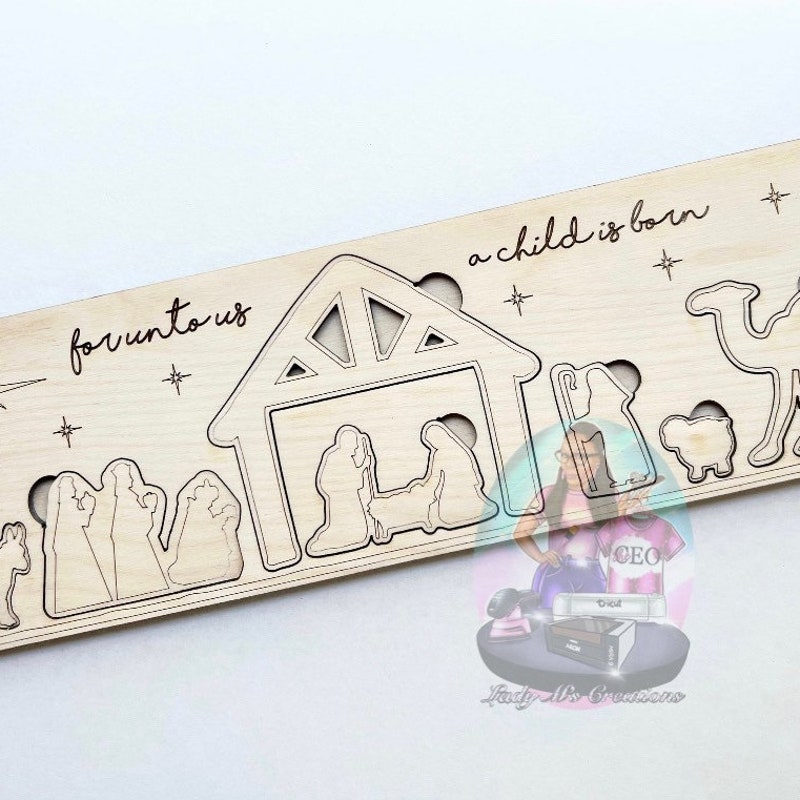 Nativity Puzzle - Etsy