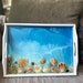 Handmade Resin Seashells Wooden Large Tray - Etsy