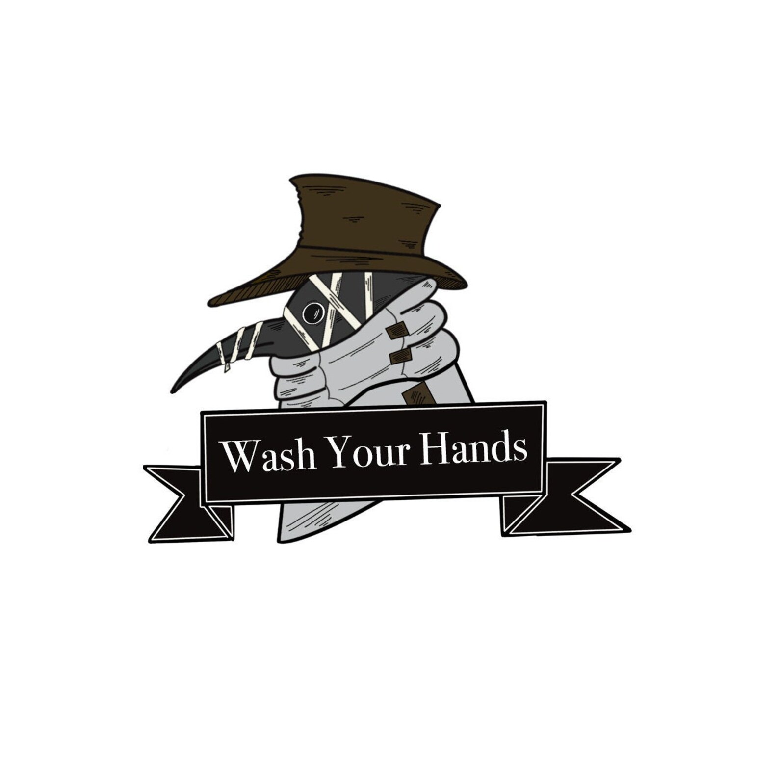 Plague Doctor Bathroom Sign Printable Artwork - Etsy